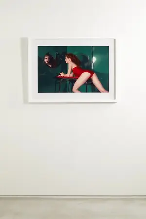 AP8.art Guy Bourdin Framed Print, 40" X 29 - Green