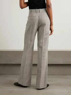 JOSEPH Laumiere Houndstooth Wool-blend Pants