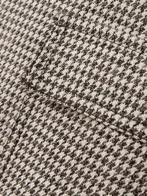 JOSEPH Laumiere Houndstooth Wool-blend Pants