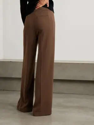 JOSEPH Alane Pleated Wide-leg Pants