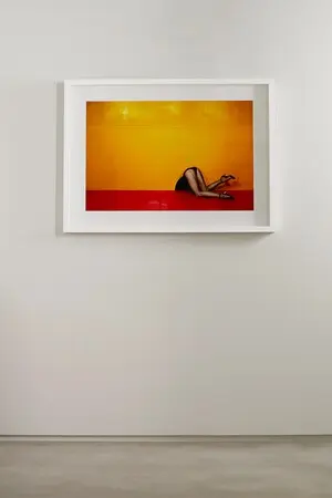 AP8.art Guy Bourdin 'mousehole' Framed Print 40" X 29 - Yellow