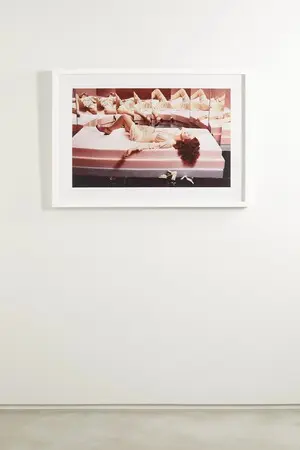 AP8.art Guy Bourdin Framed Print, 43" X 29 - Pink