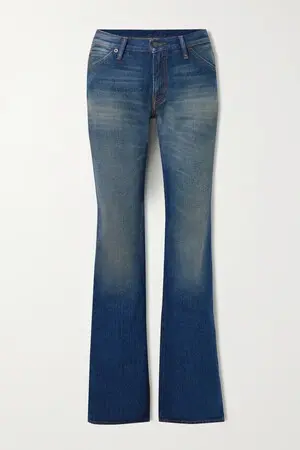 Acne Studios Low-rise Bootcut Organic Jeans - Blue
