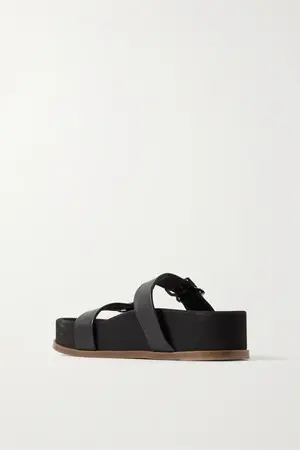 Gabriela Hearst Wren Leather Platform Slides