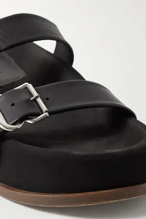 Gabriela Hearst Wren Leather Platform Slides