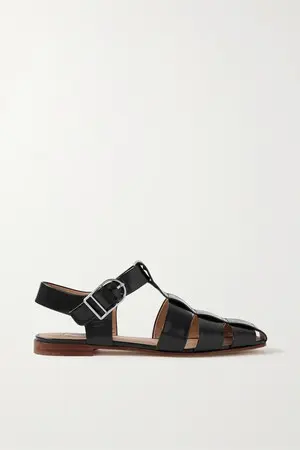 Gabriela Hearst Lynn Leather Sandals - Black