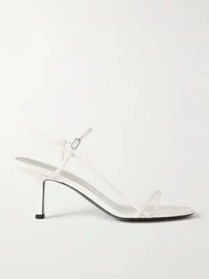 THE ROW Bare Leather Sandals - White
