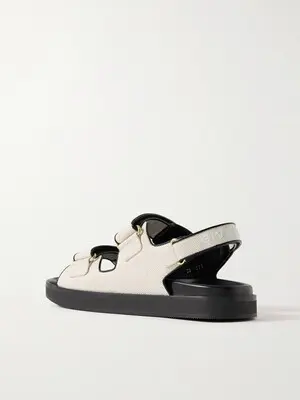 Givenchy 4g Logo Canvas Sandals