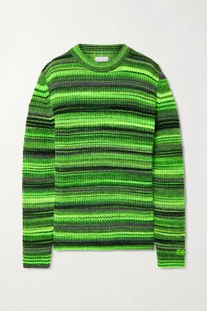 ERL Striped Wool-blend Sweater