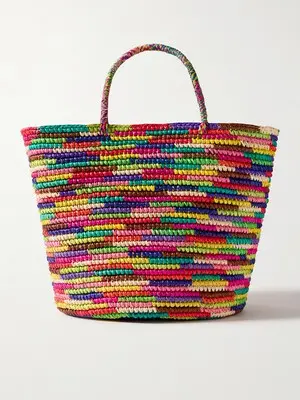 SENSI STUDIO Large Straw Tote