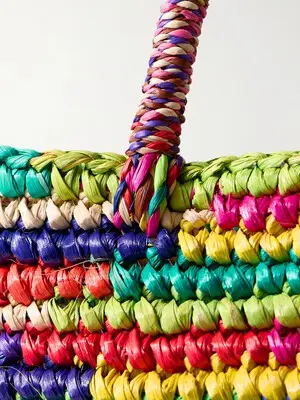 SENSI STUDIO Large Straw Tote