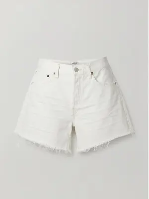 AGOLDE Parker Long Denim Shorts