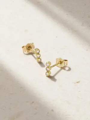 JENNIFER MEYER 18-karat Diamond Stud Earrings - Gold