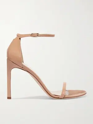 STUART WEITZMAN Nudistsong Patent-leather Sandals