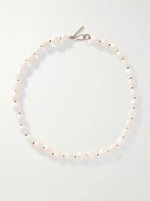 SOPHIE BUHAI Silver And Pearl Necklace - White