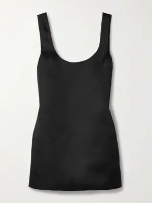 Khaite Pranta Silk-gazar Mini Dress