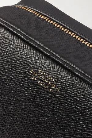 Smythson Panama Textured-leather Cosmetic Case
