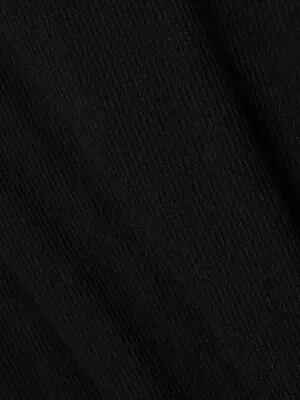 Khaite Leesal Jersey Midi Dress - Black