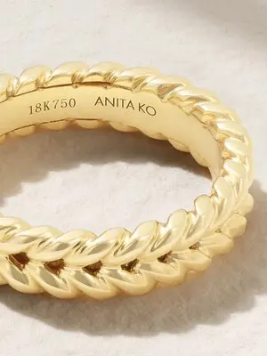 ANITA KO Zoe 18-karat Band Ring