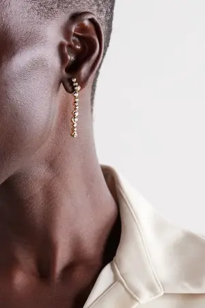 Yvonne Léon Longue Escargot 9-karat Diamond Earrings