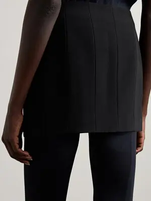 Khaite Meelar Paneled Woven Mini Skirt