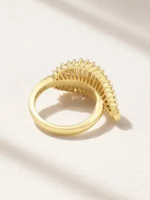 ANITA KO Palm Leaf Diamond Ring