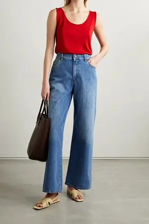 THE ROW Gannon Cashmere And Silk-blend Tank