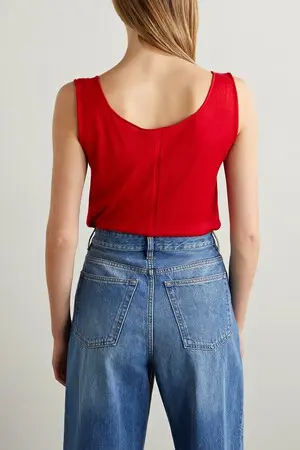 THE ROW Gannon Cashmere And Silk-blend Tank