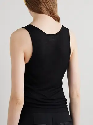 Khaite Johnnie Ribbed-knit Tank