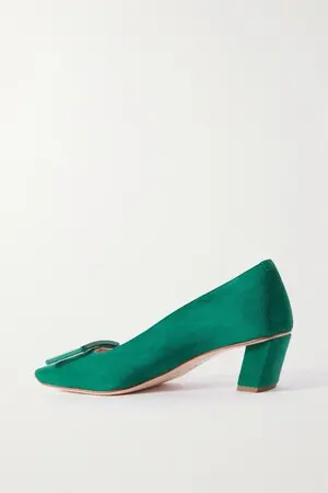 ROGER VIVIER Belle Vivier 45 Suede Pumps