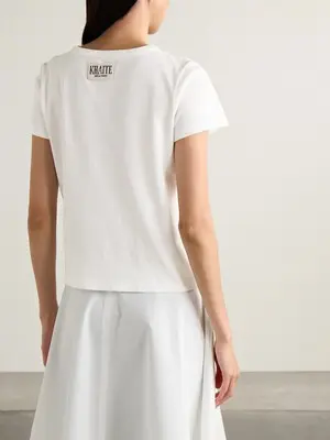 Khaite Samson Cotton-jersey T-shirt