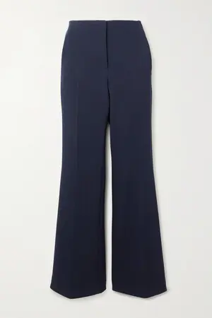 THE ROW Vasco Stretch-wool Twill Flared Pants