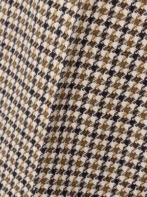 Veronica De Piante Riley Houndstooth Wool Straight-leg Pants