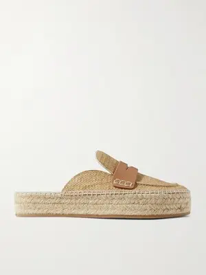 JW Anderson Printed Espadrille Mules - Neutrals