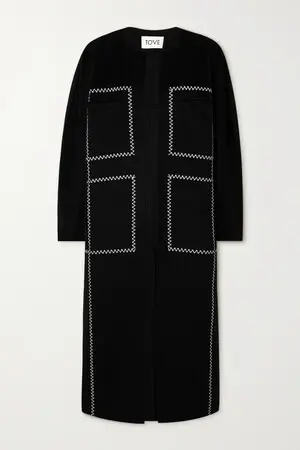 Tove Noelle Wool-blend Felt Coat