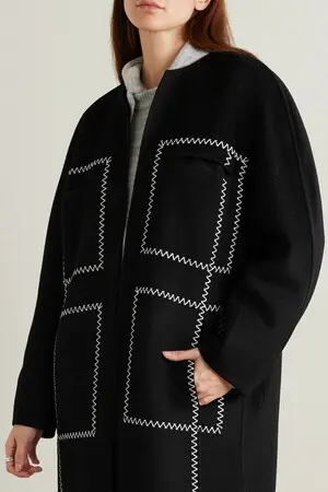 Tove Noelle Wool-blend Felt Coat