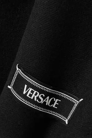 Versace Icons Appliquéd Wool-blend Coat