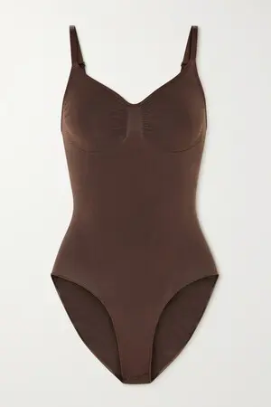 SKIMS Seamless Sculpt Brief Bodysuit - Brown