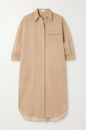 Brunello Cucinelli Bead-embellished Cotton-organza Shirt