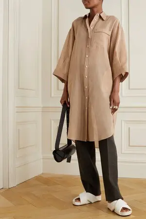 Brunello Cucinelli Bead-embellished Cotton-organza Shirt