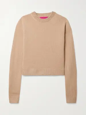 THE ELDER STATESMAN Cropped Cashmere Sweater