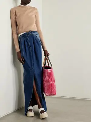 THE ELDER STATESMAN Cropped Cashmere Sweater