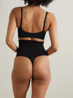 SKIMS Core Control High Waist Thong - Black