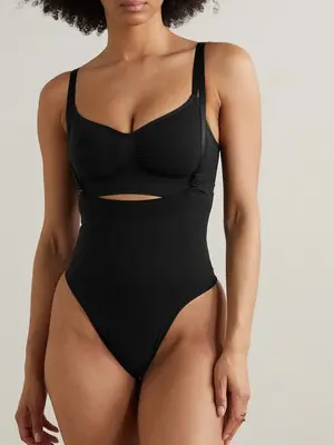SKIMS Core Control High Waist Thong - Black