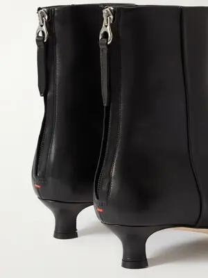 AeydĒ Zoe Leather Ankle Boots