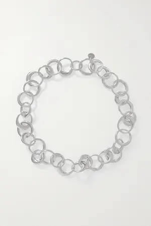 Lié Studio The Laura -plated Link Necklace - Silver