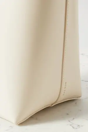 THE ROW N/s Park Small Leather Tote - Ivory