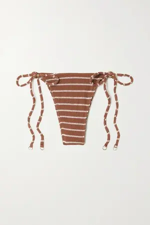 Faithfull The Brand Andrea Striped Bikini Briefs