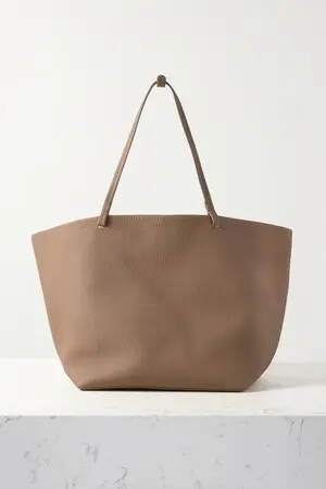THE ROW Park Xl Textured-leather Tote - Brown