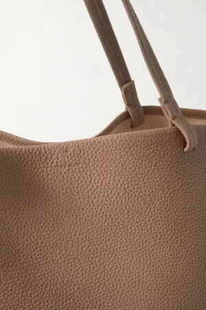 THE ROW Park Xl Textured-leather Tote - Brown